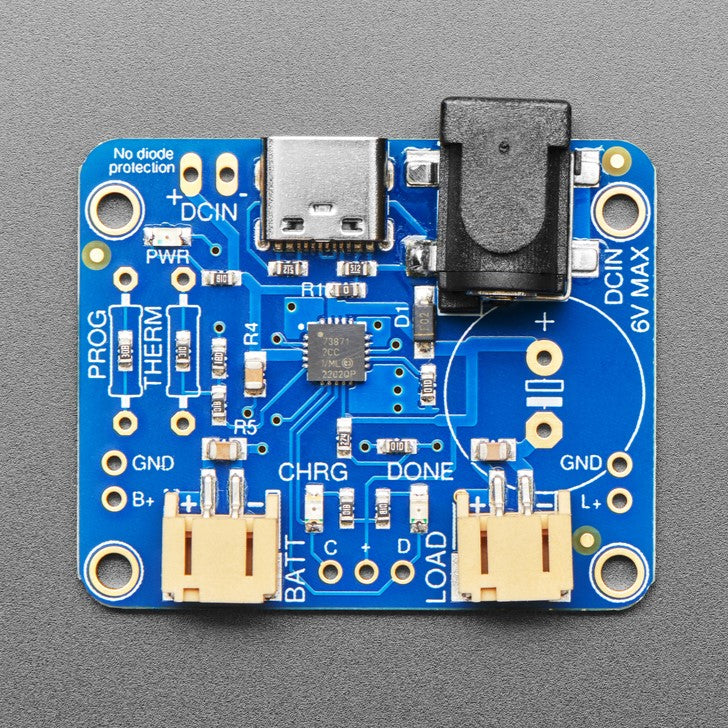 USB / DC / Solar Lithium Ion/Polymer charger - Rev C