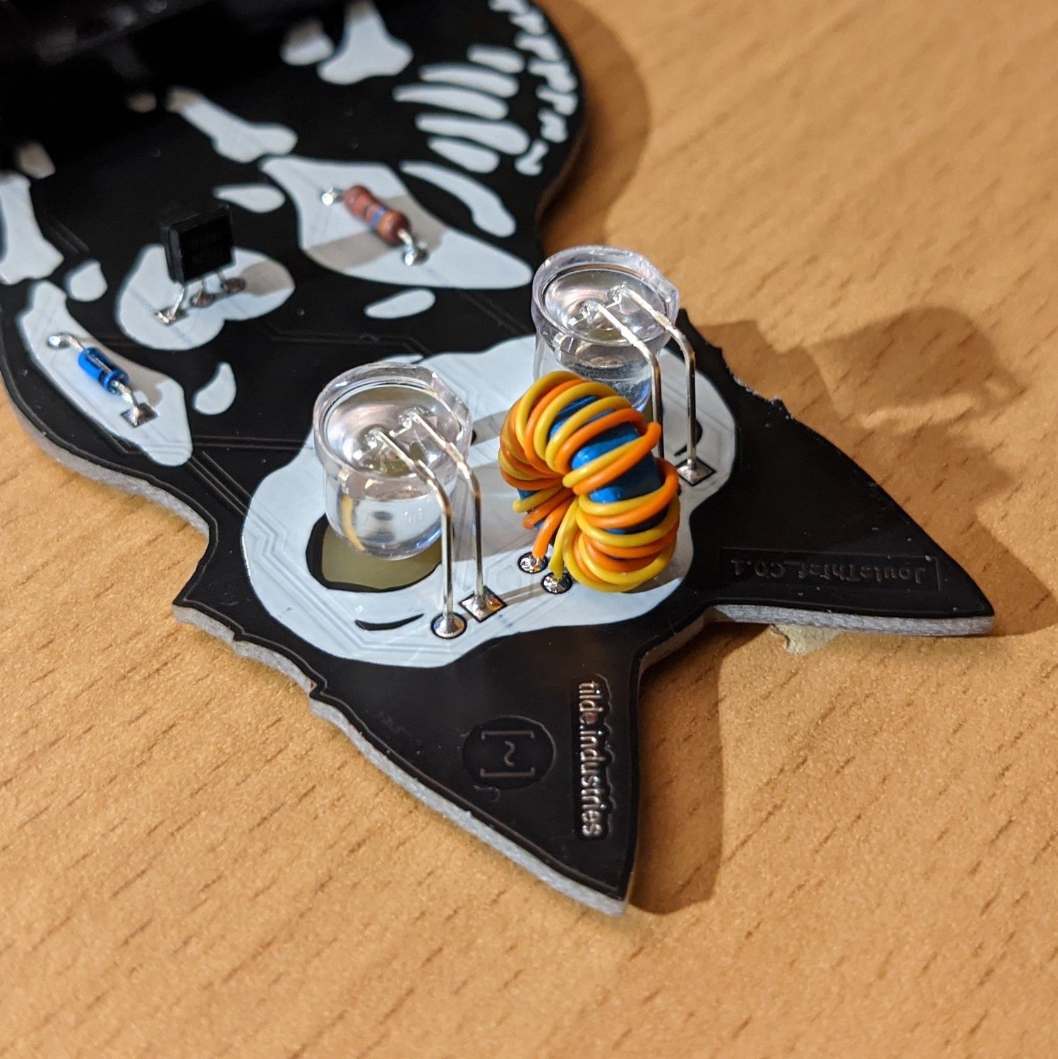 Joule Thief Cat Soldering Kit