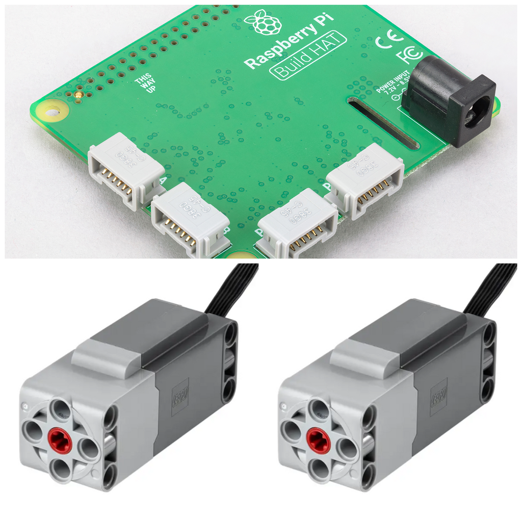 Raspberry Pi Build HAT - LEGO® Technic™ Large Motor Bundle