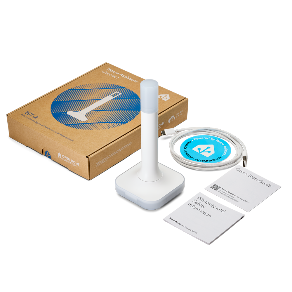 Home Assistant Connect Zigbee/Thread/Matter Adapter (ZBT-2)