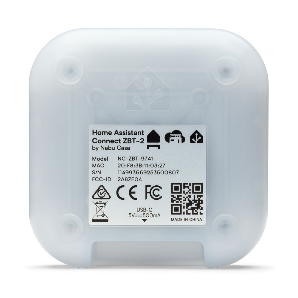 Home Assistant Connect Zigbee/Thread/Matter Adapter (ZBT-2)