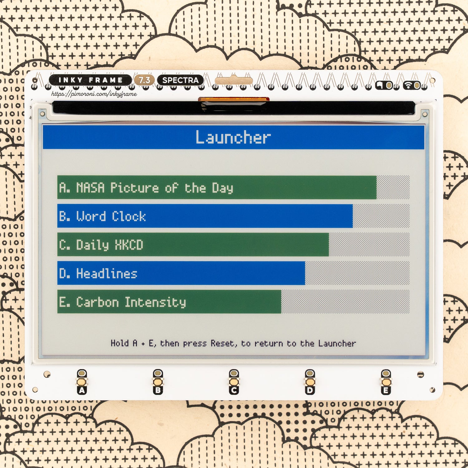 Inky Frame 7.3" (Pico 2 W Aboard)