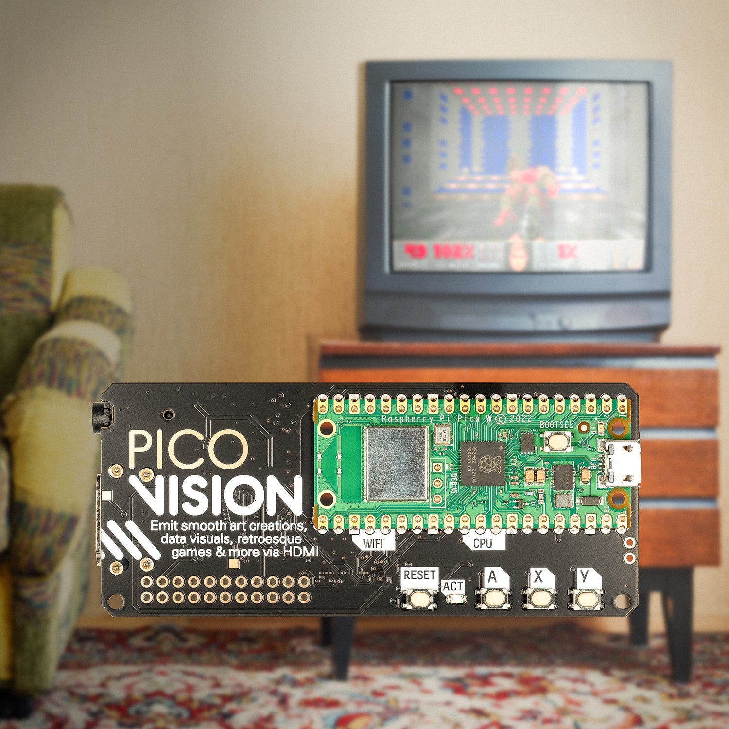 PicoVision (Pico W Aboard)