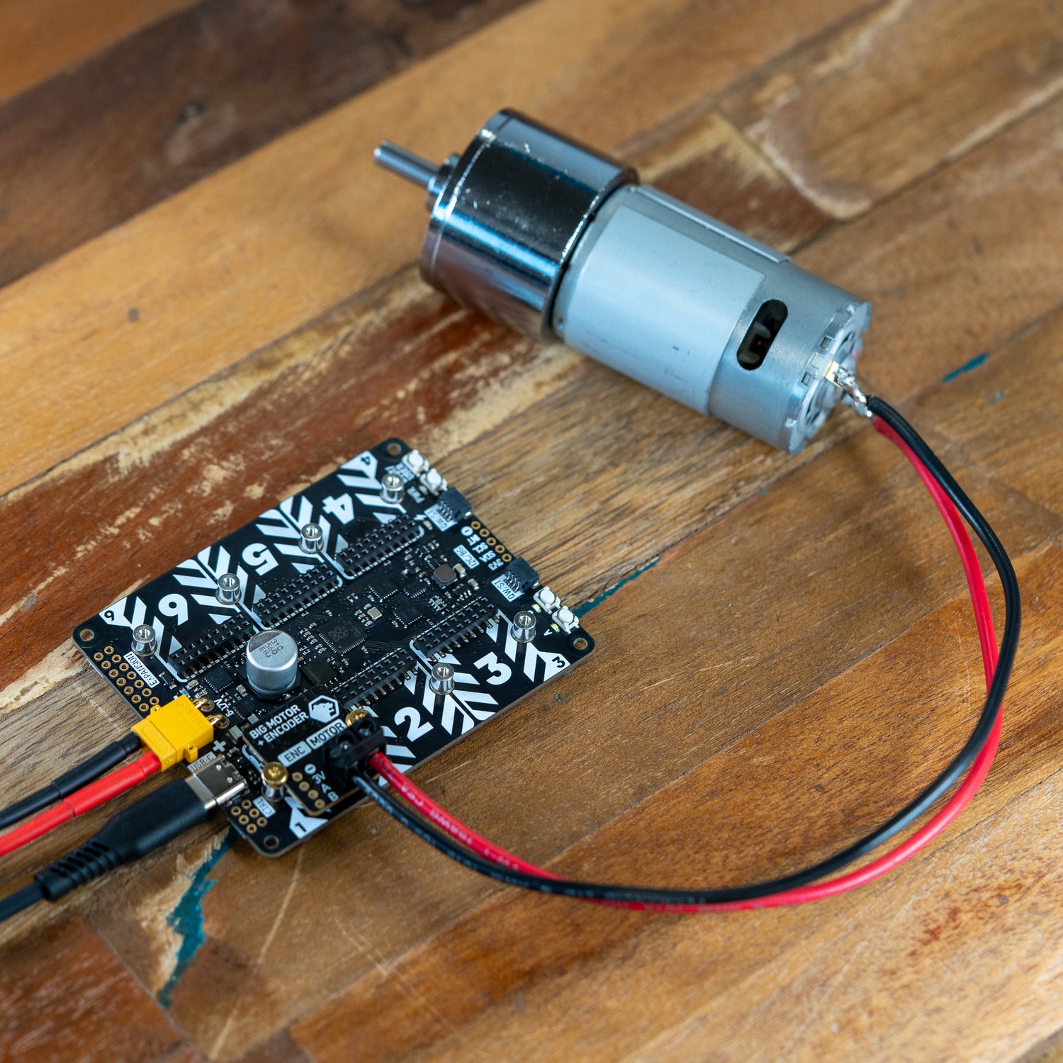Big Motor + Encoder Module for Yukon