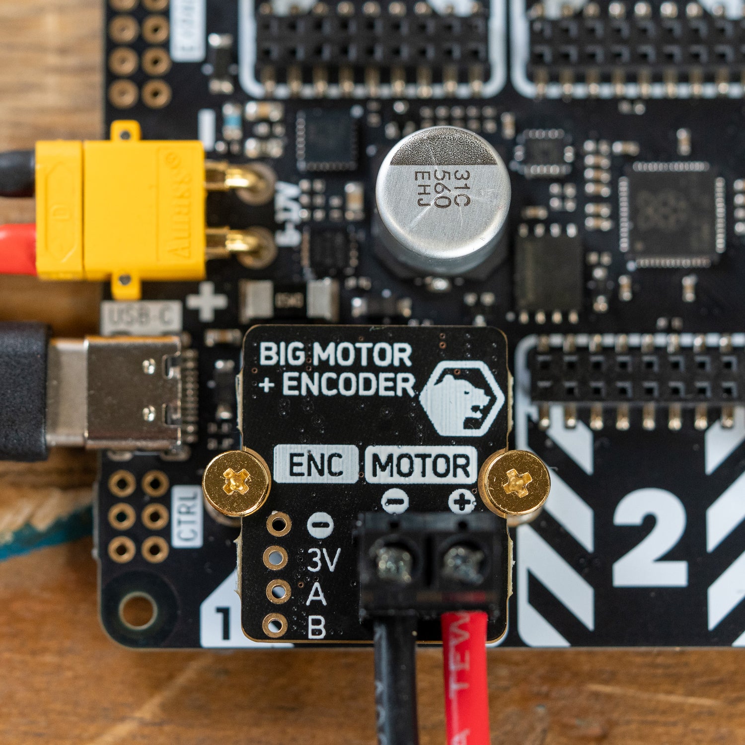 Big Motor + Encoder Module for Yukon