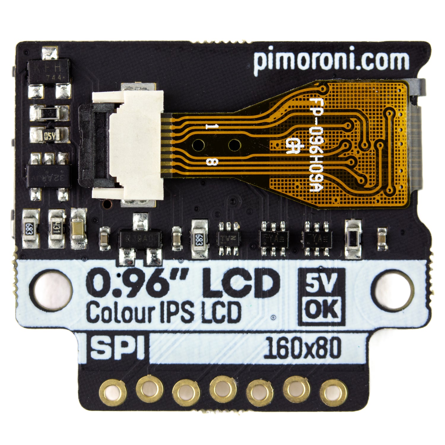 0.96" SPI Colour LCD (160x80) Breakout