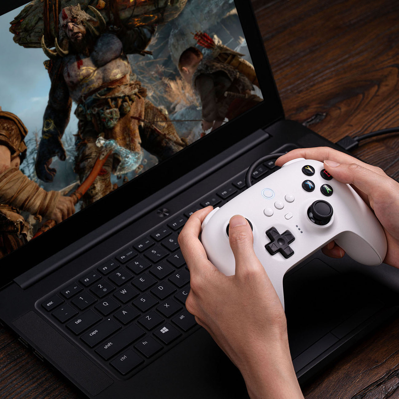 8BitDo Ultimate Wired Controller - White