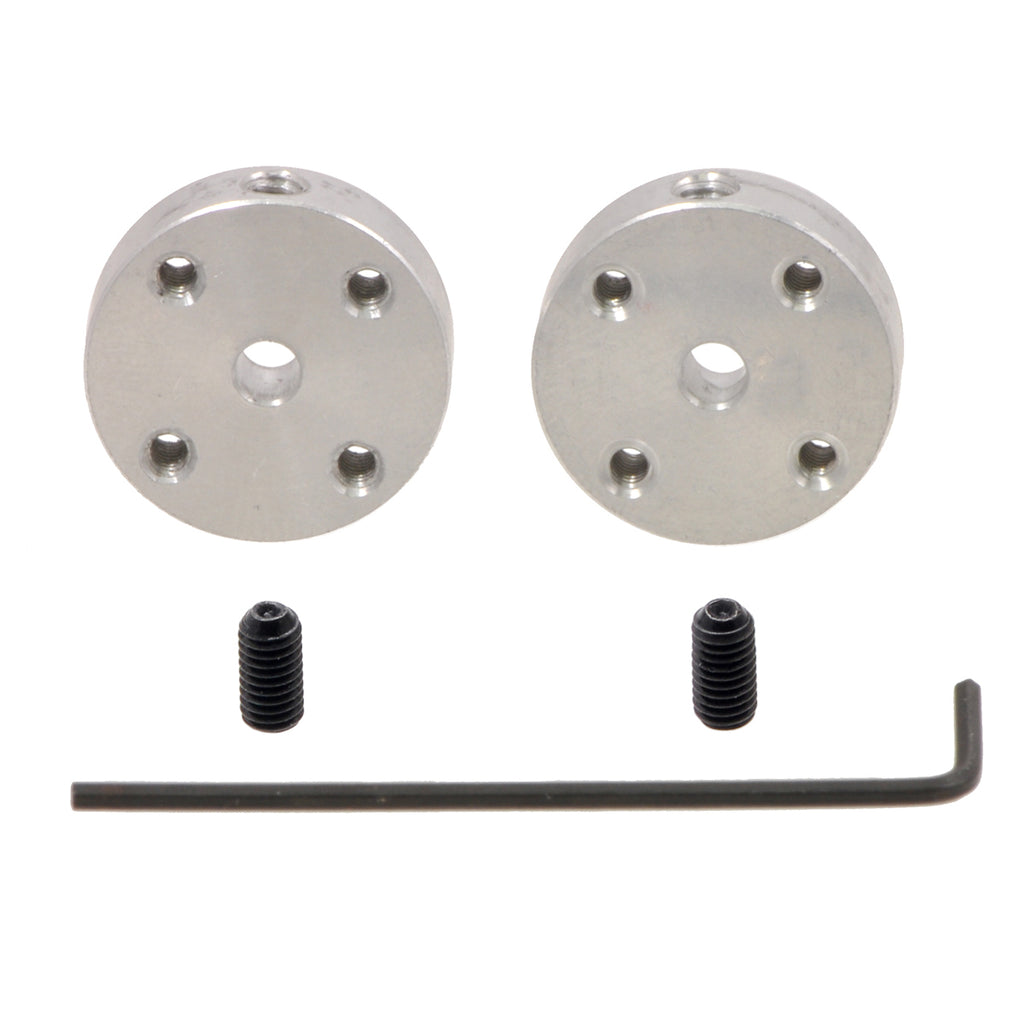 Pololu Universal Aluminum Mounting Hub, M3 Holes (2-Pack) - 3mm Shaft