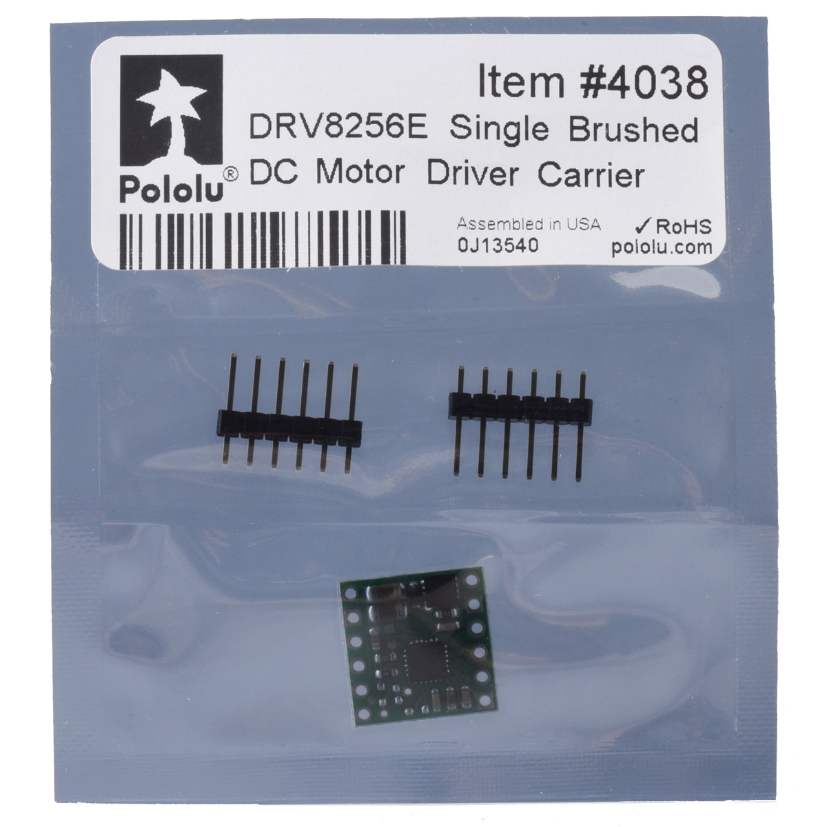 DRV8256E Single Brushed DC Motor Driver Carrier
