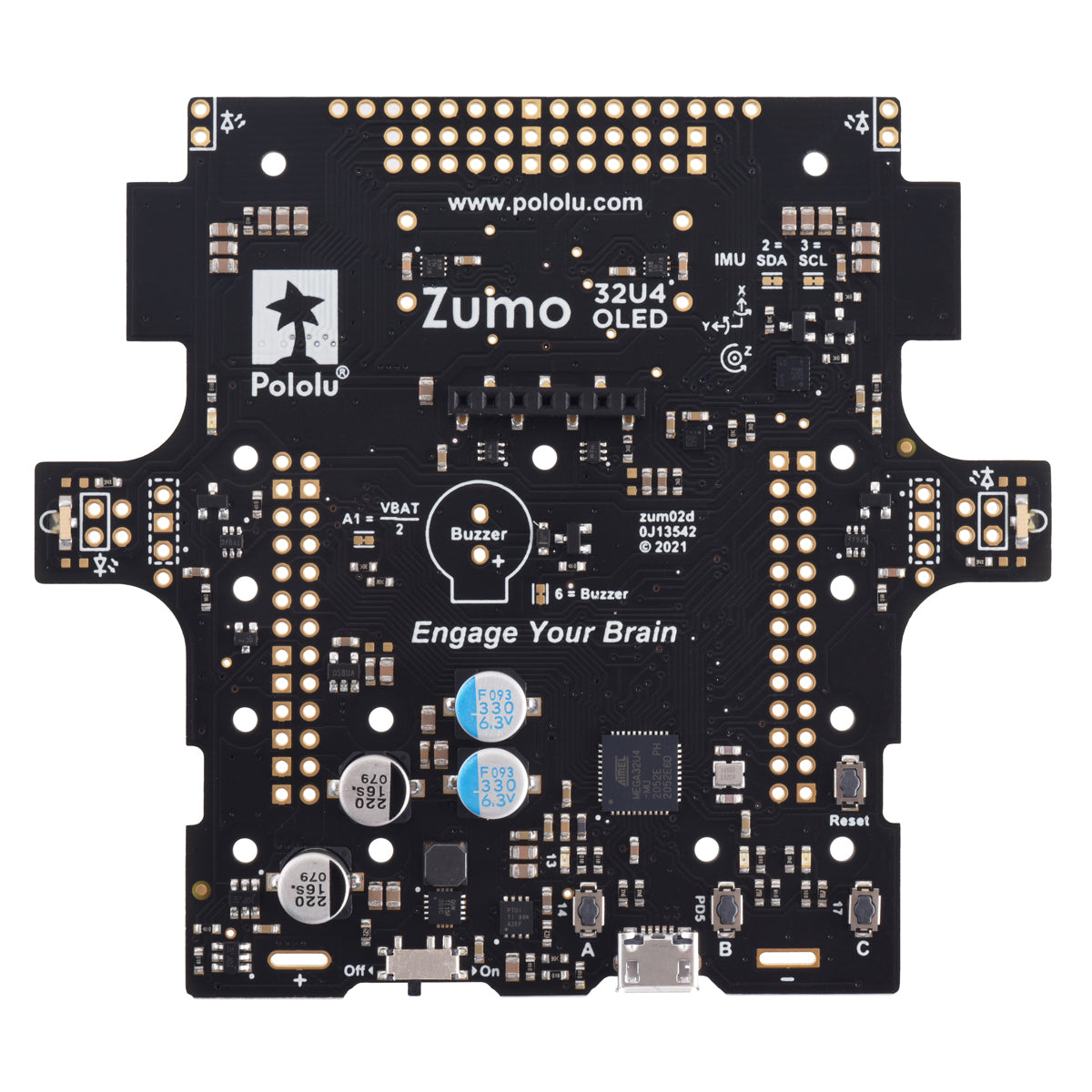 Zumo 32U4 OLED Robot Kit