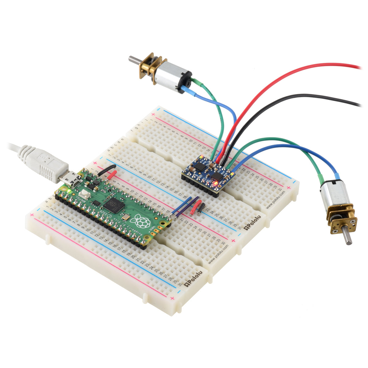 Motoron Dual Motor Controller - M2U256 - Serial