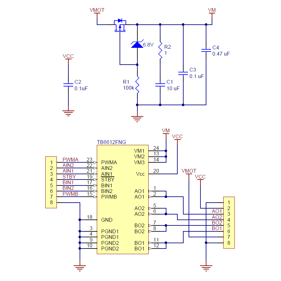 Tb6612fng Dual Motor Driver Carrier