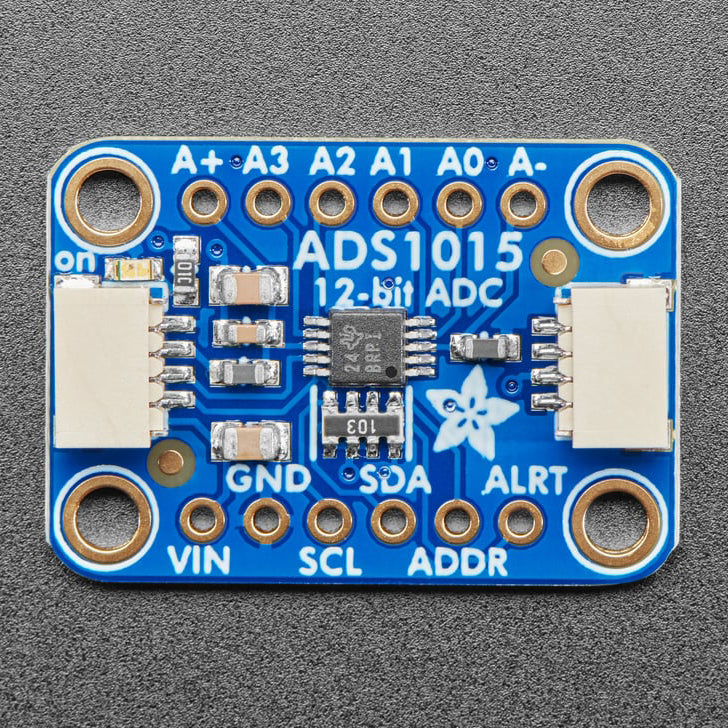 ADS1015 12-Bit ADC - 4 Channel with Programmable Gain Amplifier