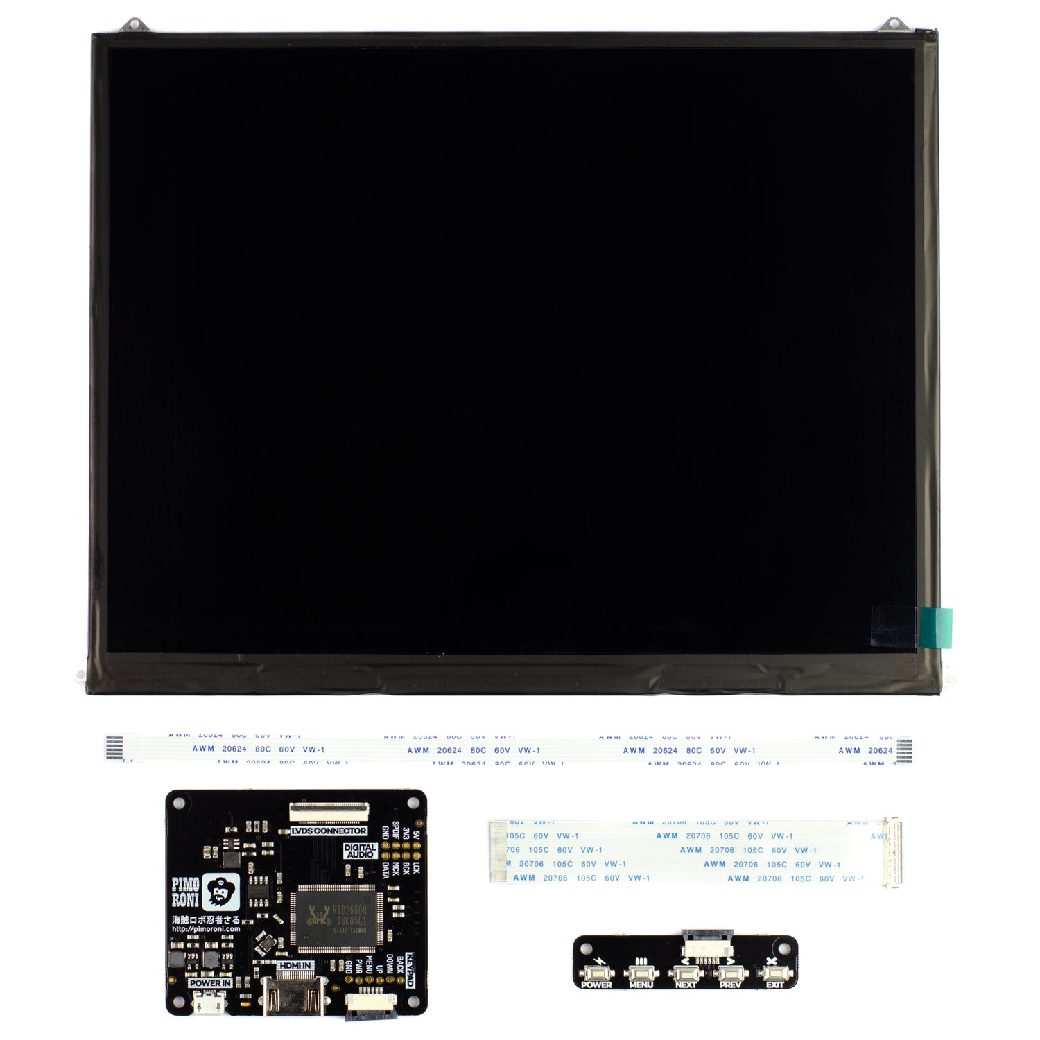 HDMI 10" LCD Screen Kit (1024x768)