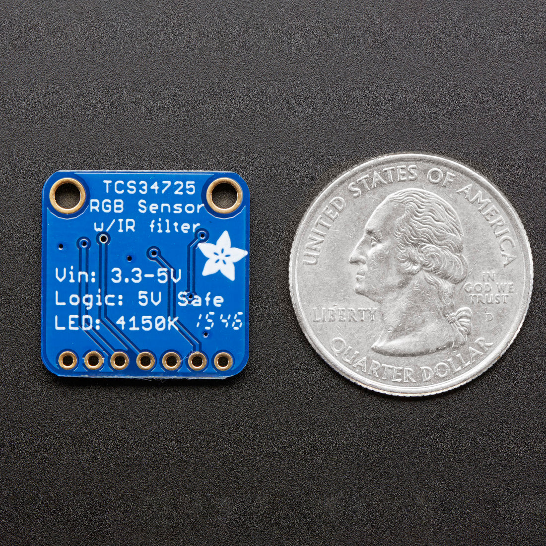 RGB Color Sensor with IR filter and White LED - TCS34725