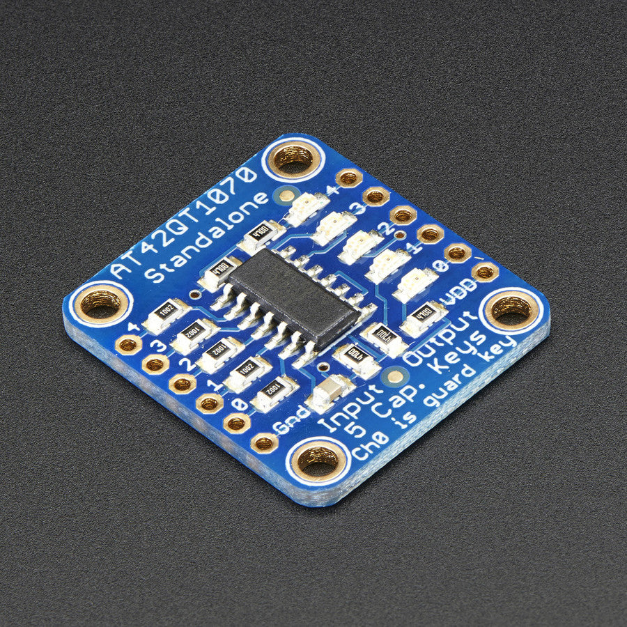 Adafruit Standalone 5-Pad Capacitive Touch Sensor Breakout