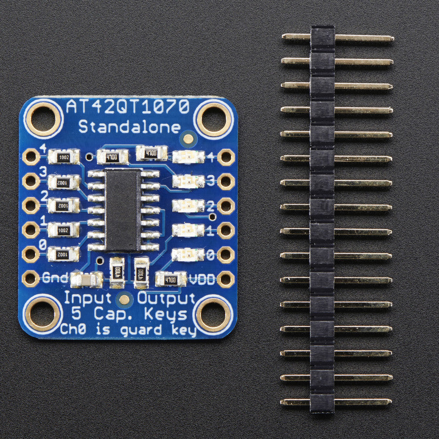 Adafruit Standalone 5-Pad Capacitive Touch Sensor Breakout