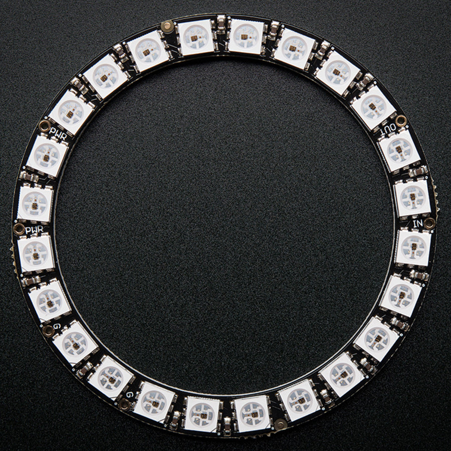 Adafruit NeoPixel Ring - 5050 RGB LED with Integrated Drivers
