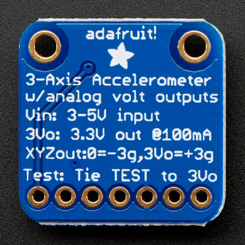 ADXL335 - 5V ready triple-axis accelerometer (+-3g analog out)