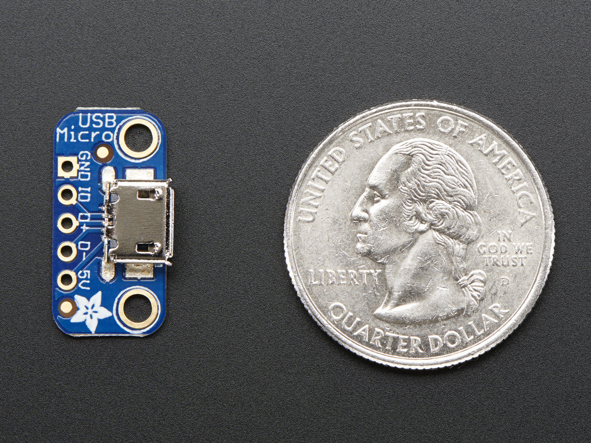 Adafruit USB Micro-B Breakout Board