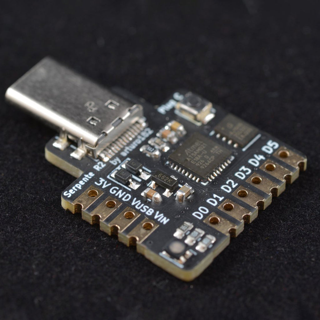 Serpente A Tiny Circuitpython Prototyping Board Serpente Plug C Male Usb C