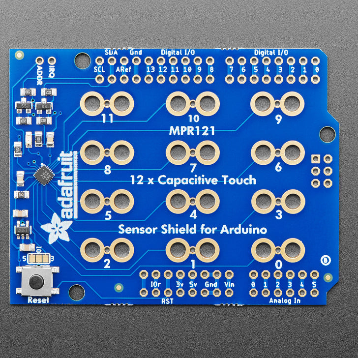 Adafruit 12 X Capacitive Touch Shield For Arduino Mpr121