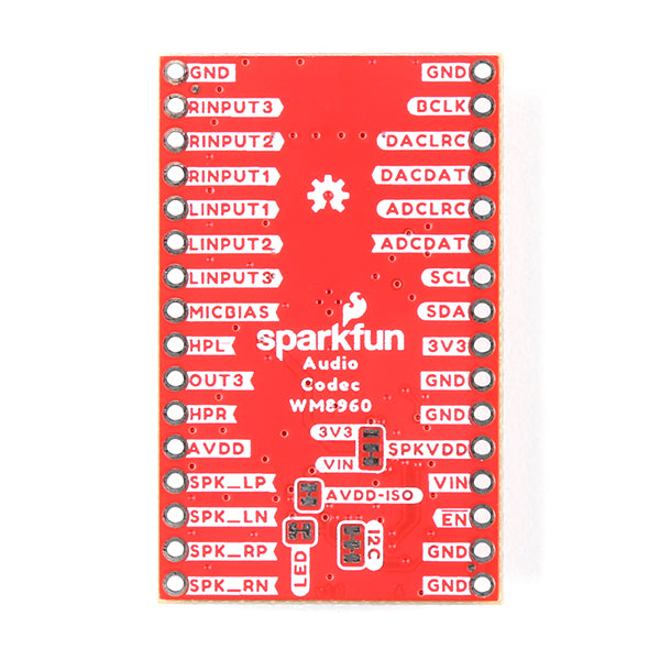 Sparkfun Audio Codec Breakout Wm8960 Qwiic
