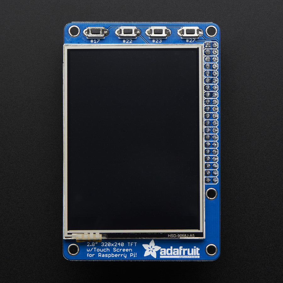 PiTFT Plus Assembled 320x240 2.8" TFT + Resistive Touchscreen