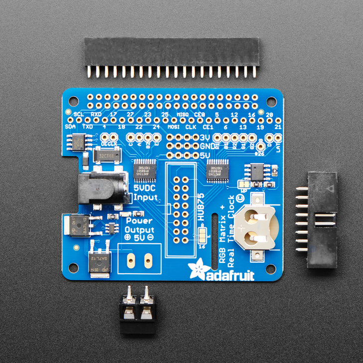 Adafruit RGB Matrix HAT + RTC for Raspberry Pi - Mini Kit