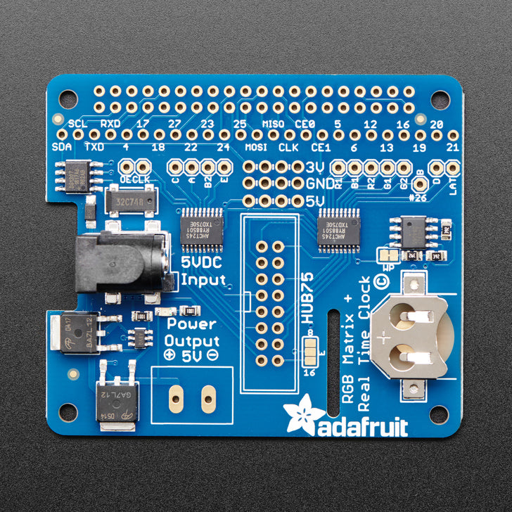 Adafruit RGB Matrix HAT + RTC for Raspberry Pi - Mini Kit