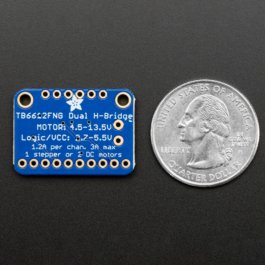 Adafruit TB6612 1.2A DC/Stepper Motor Driver Breakout Board