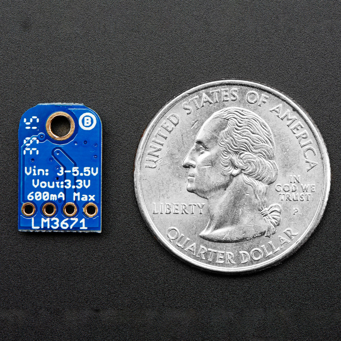 LM3671 3.3V Buck Converter Breakout - 3.3V Output 600mA Max