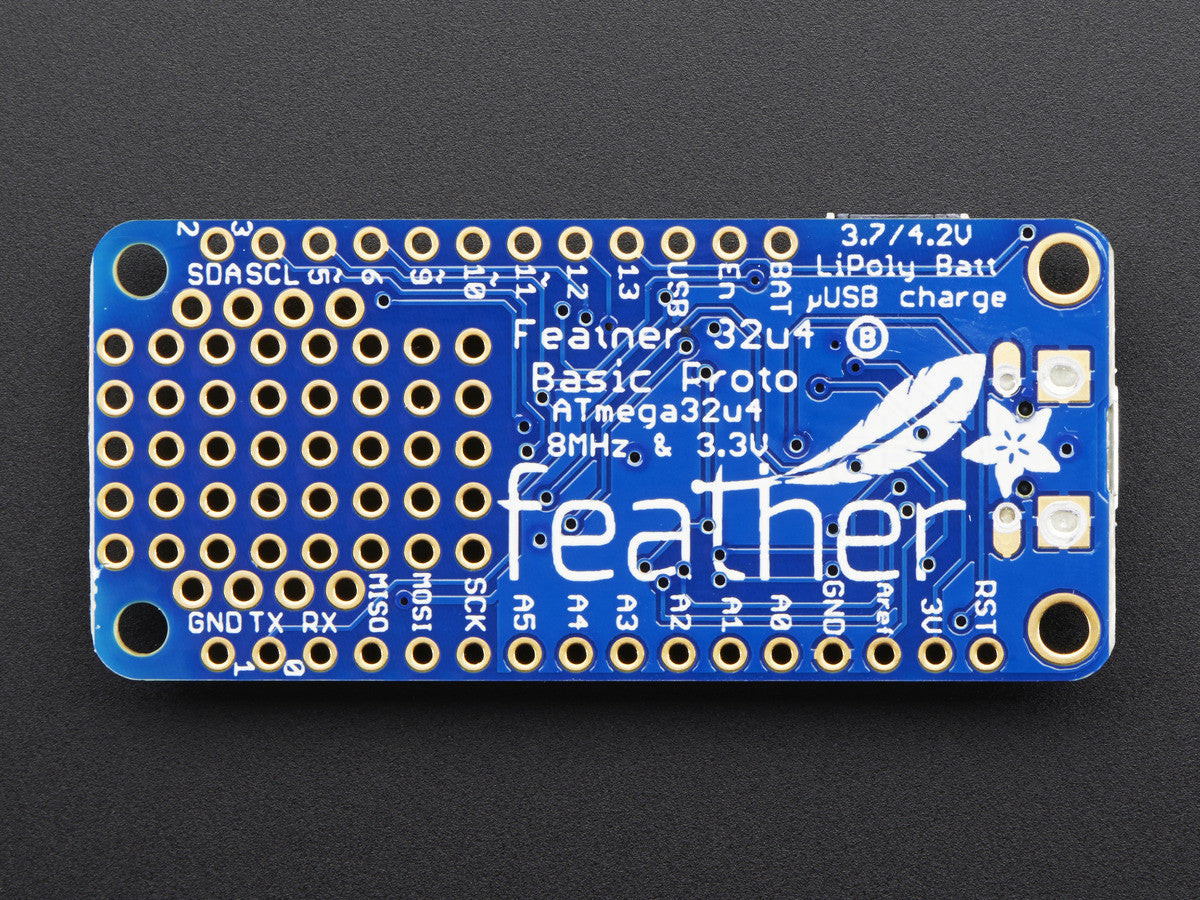 Adafruit Feather 32u4 Basic Proto
