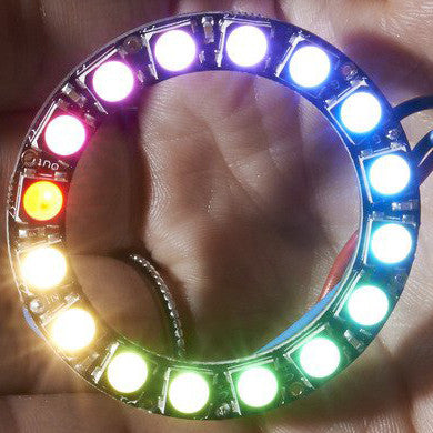 NeoPixel Ring - 16 x 5050 RGBW LEDs w/ Integrated Drivers