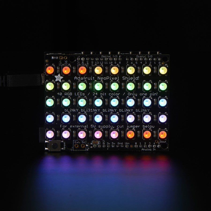Adafruit NeoPixel Shield - 40 RGBW