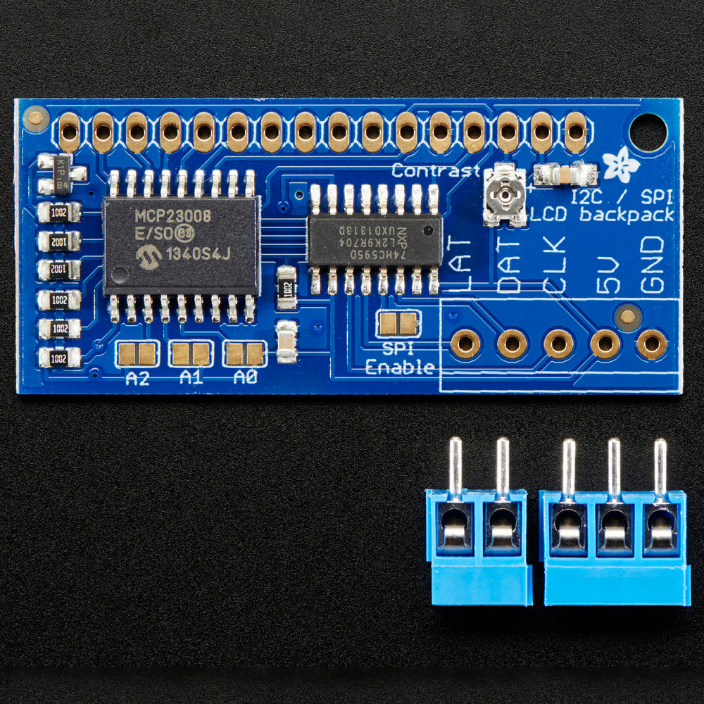Adafruit I2C / SPI character LCD backpack