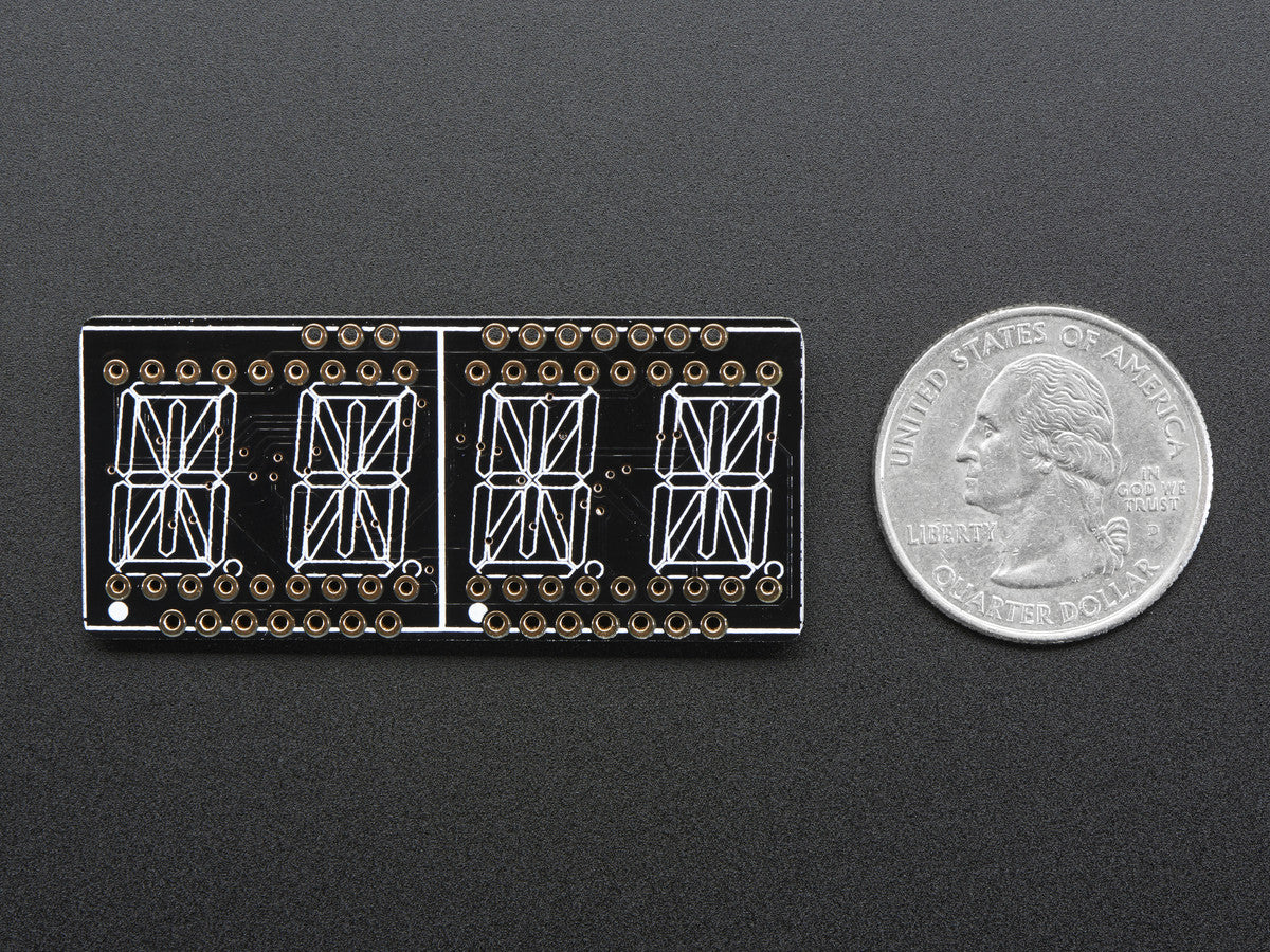 Adafruit 14-Segment Alphanumeric LED FeatherWing