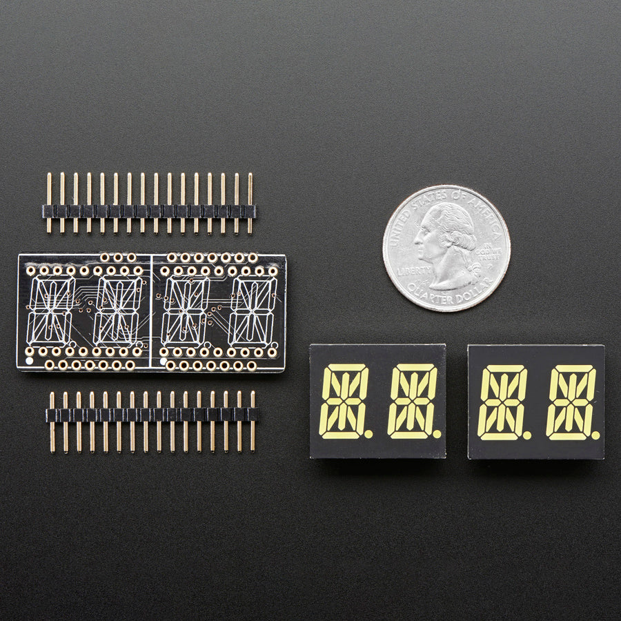 Adafruit 0.54" Quad Alphanumeric FeatherWing Display