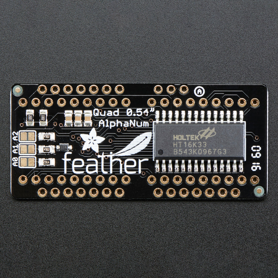 Adafruit 0.54" Quad Alphanumeric FeatherWing Display