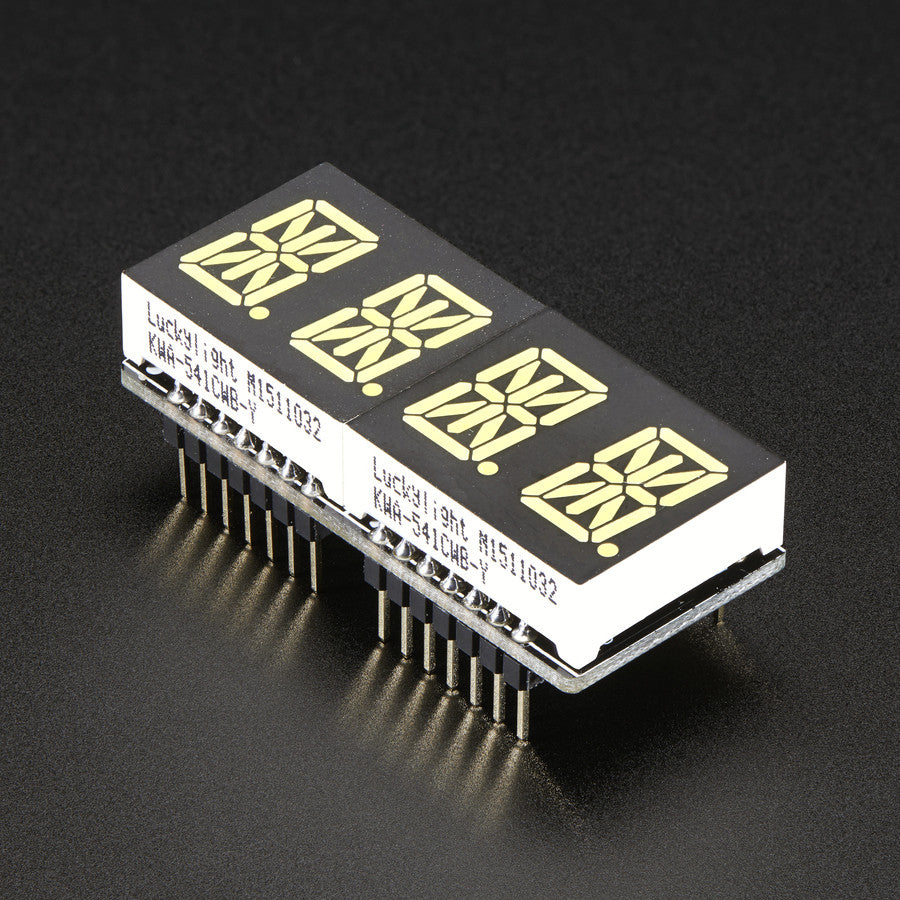 Adafruit 0.54" Quad Alphanumeric FeatherWing Display