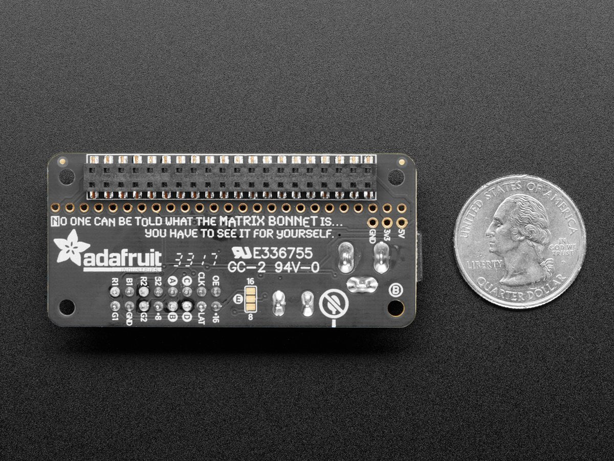 Adafruit RGB Matrix Bonnet for Raspberry Pi