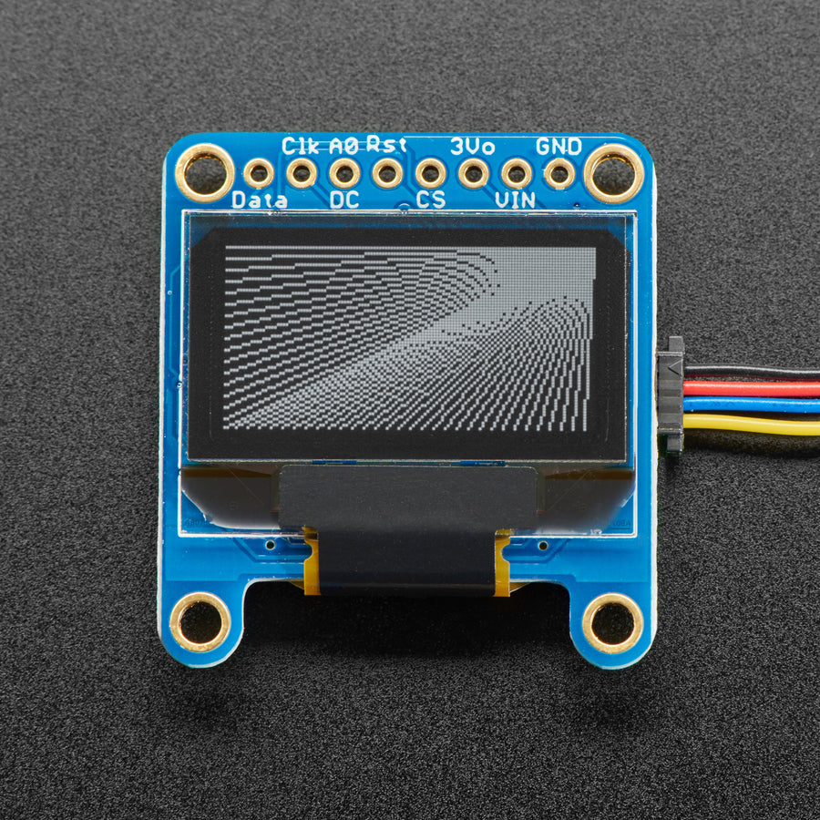 Monochrome 0.96" 128x64 OLED Graphic Display - STEMMA QT
