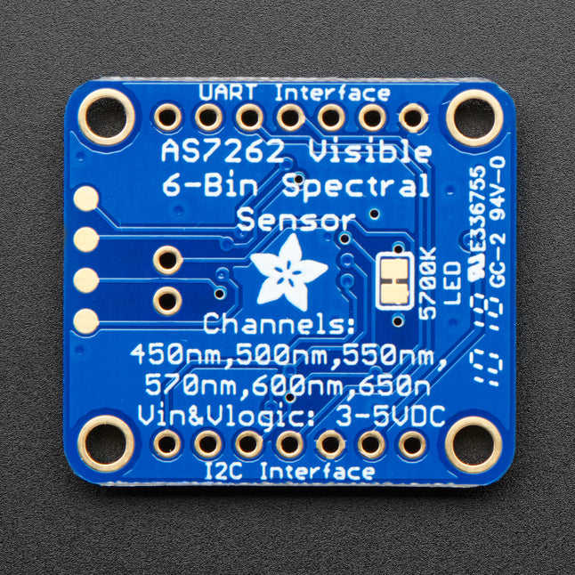 Adafruit AS7262 6-Channel Visible Light / Color Sensor Breakout