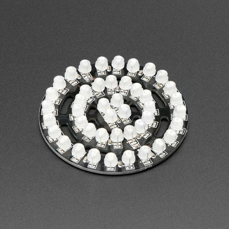NeoPixel Triple-Ring Board with 44 Thru-Hole LEDs - 66mm Diameter