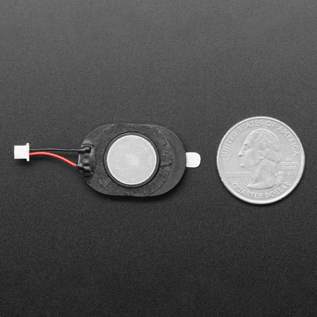 Mini Oval Speaker with Short Wires - 8 Ohm 1 Watt
