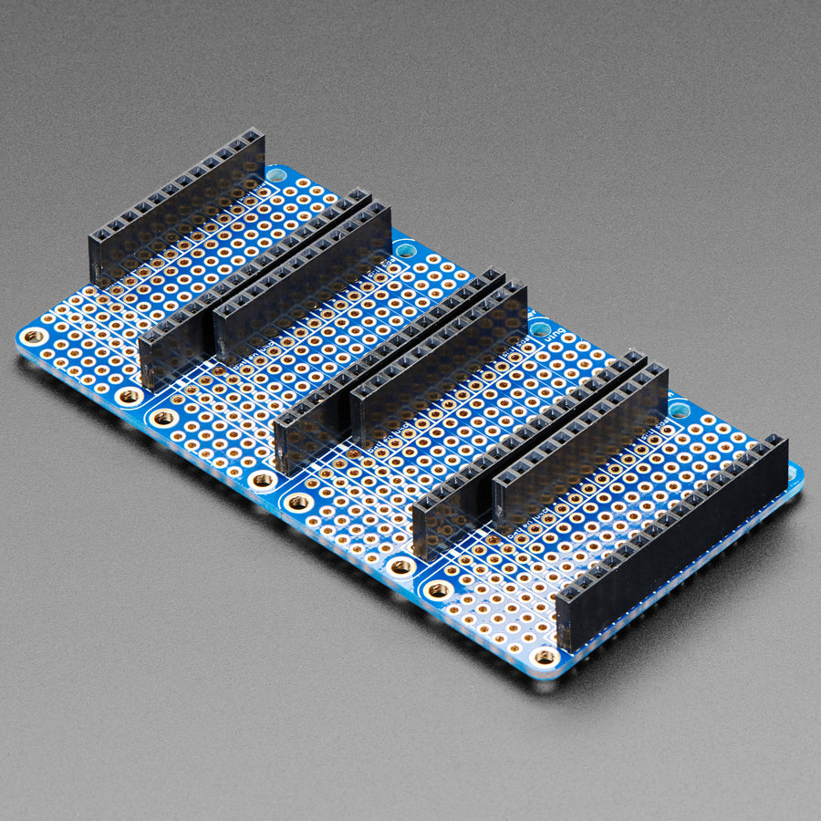 Adafruit Quad Side-By-Side FeatherWing Kit with Headers