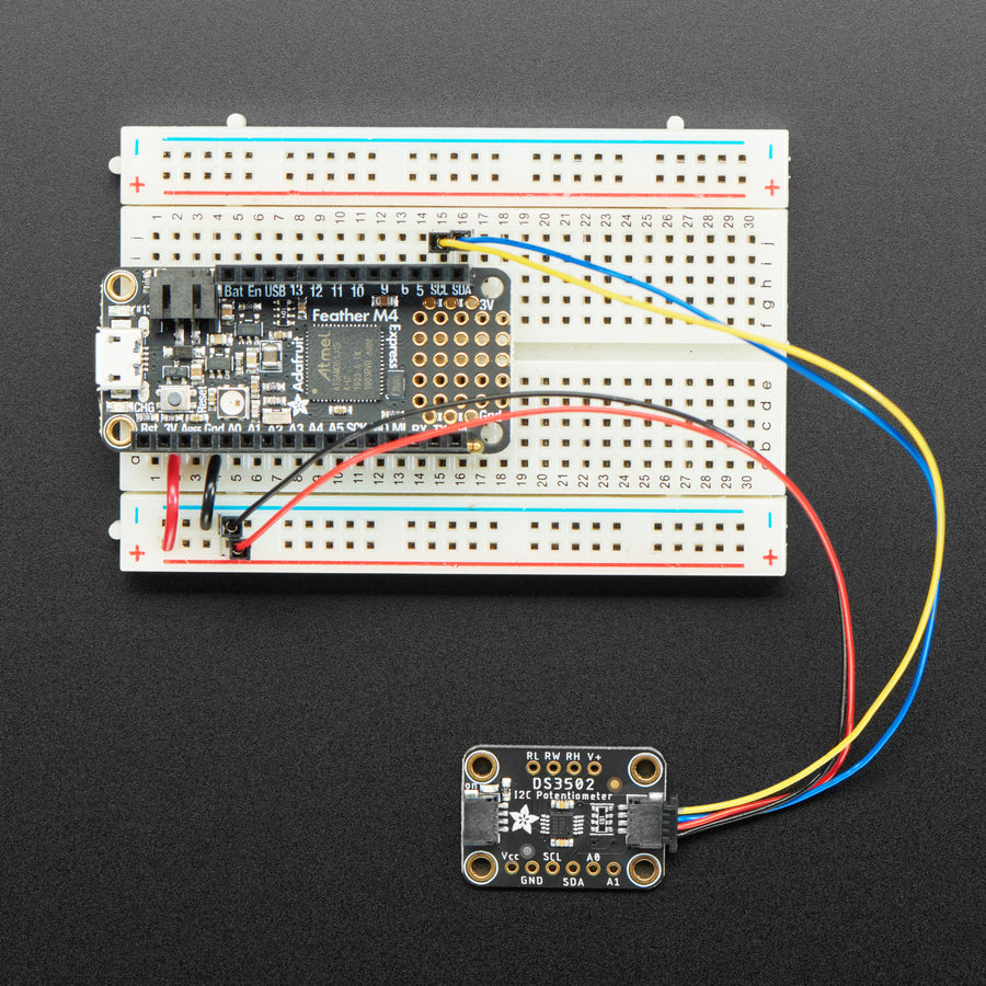 Adafruit DS3502 I2C Digital 10K Potentiometer Breakout