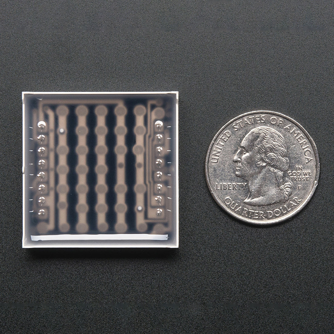 Small 1.2" 8x8 Ultra Bright Red LED Matrix - KWM-30881CVB