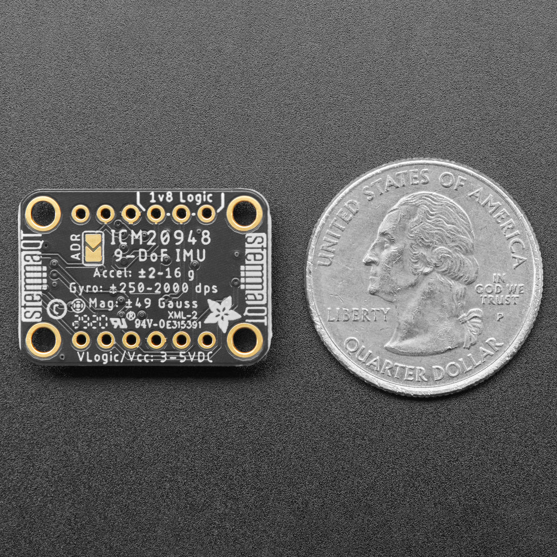 Adafruit TDK InvenSense ICM-20948 9-DoF IMU (MPU-9250 Upgrade) - STEMMA ...