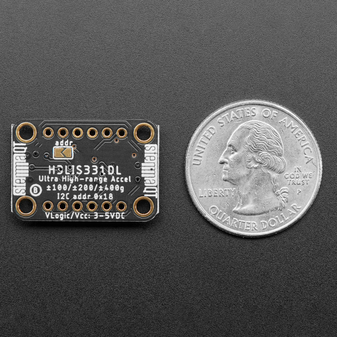 Adafruit H3LIS331 Ultra High Range Triple-Axis Accelerometer - STEMMA ...